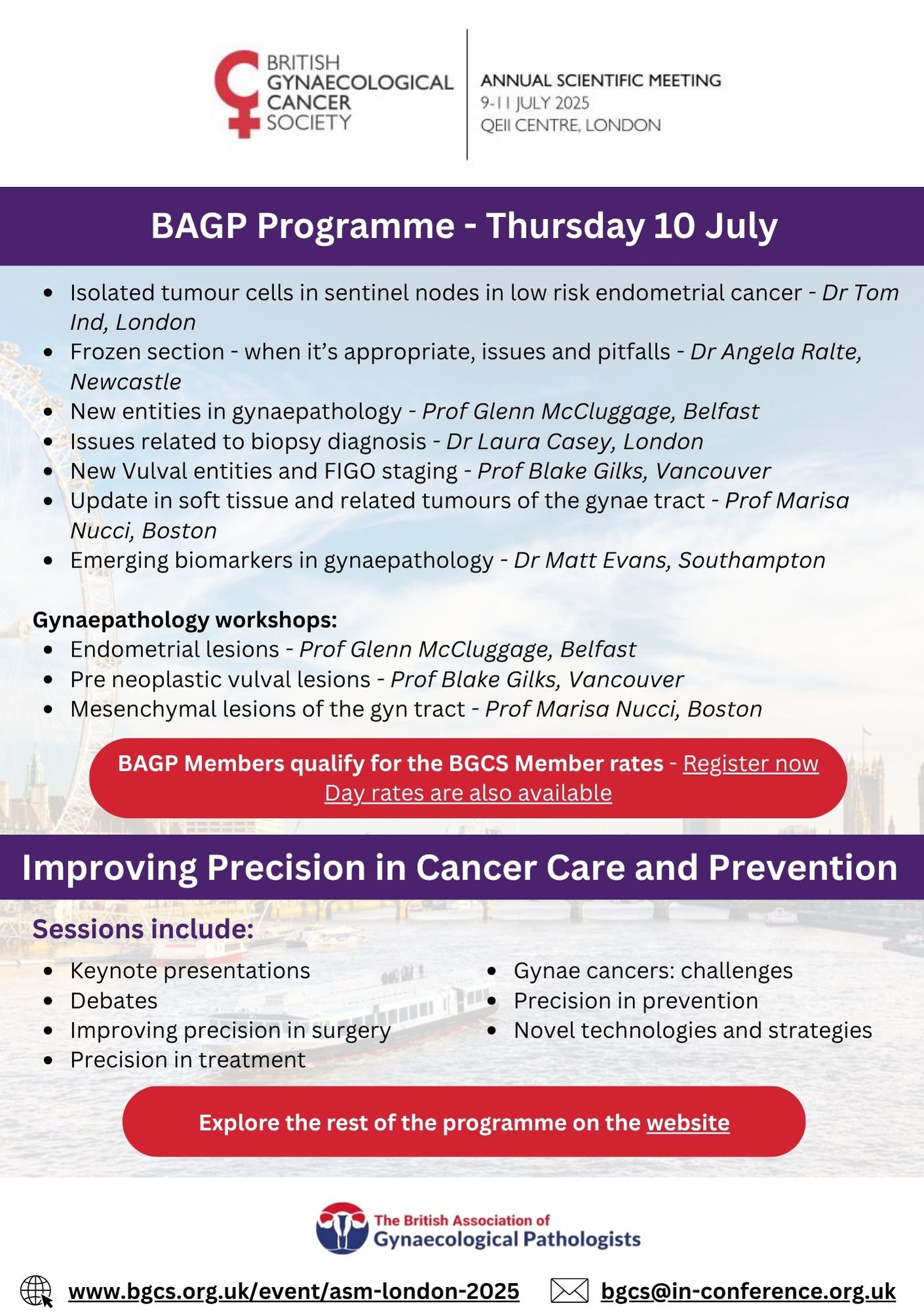 BAGP Parallel Session at the BGCS 2025 Annual Scientific Conference | BDIAP